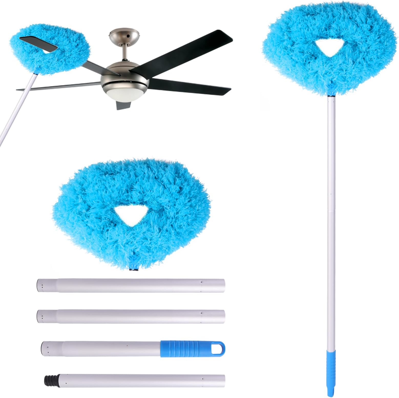 Amazon.com: Ceiling Fan Cleaner Duster,Reusable Microfiber Ceiling Fan ...