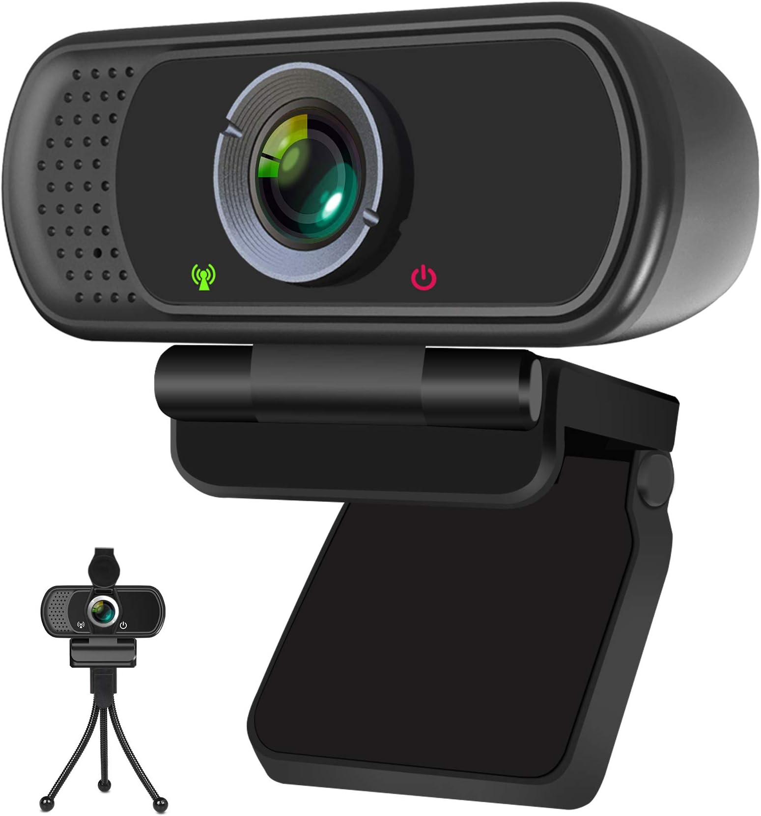 Amazon.com: XPCAM Full HD 1080P Webcam with Privacy Shutter and Tripod ...