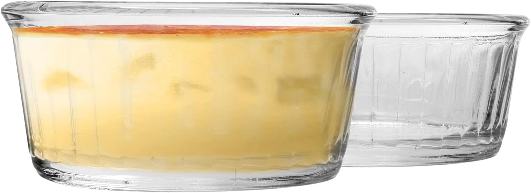 Pyrex Microwave Safe Classic Round Glass Dish with Plastic Lid 0.6 ...