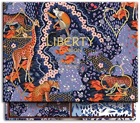 Amazon.com: Liberty London Maxine Playing Cards, 2 Decks – Standard ...