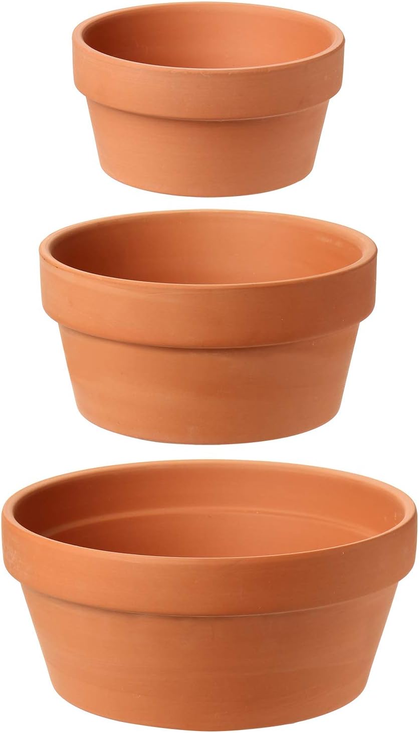 Amazon.com: HomArt Rustic Terra Cotta Oval Pot, Large, Antique Red, 1 ...