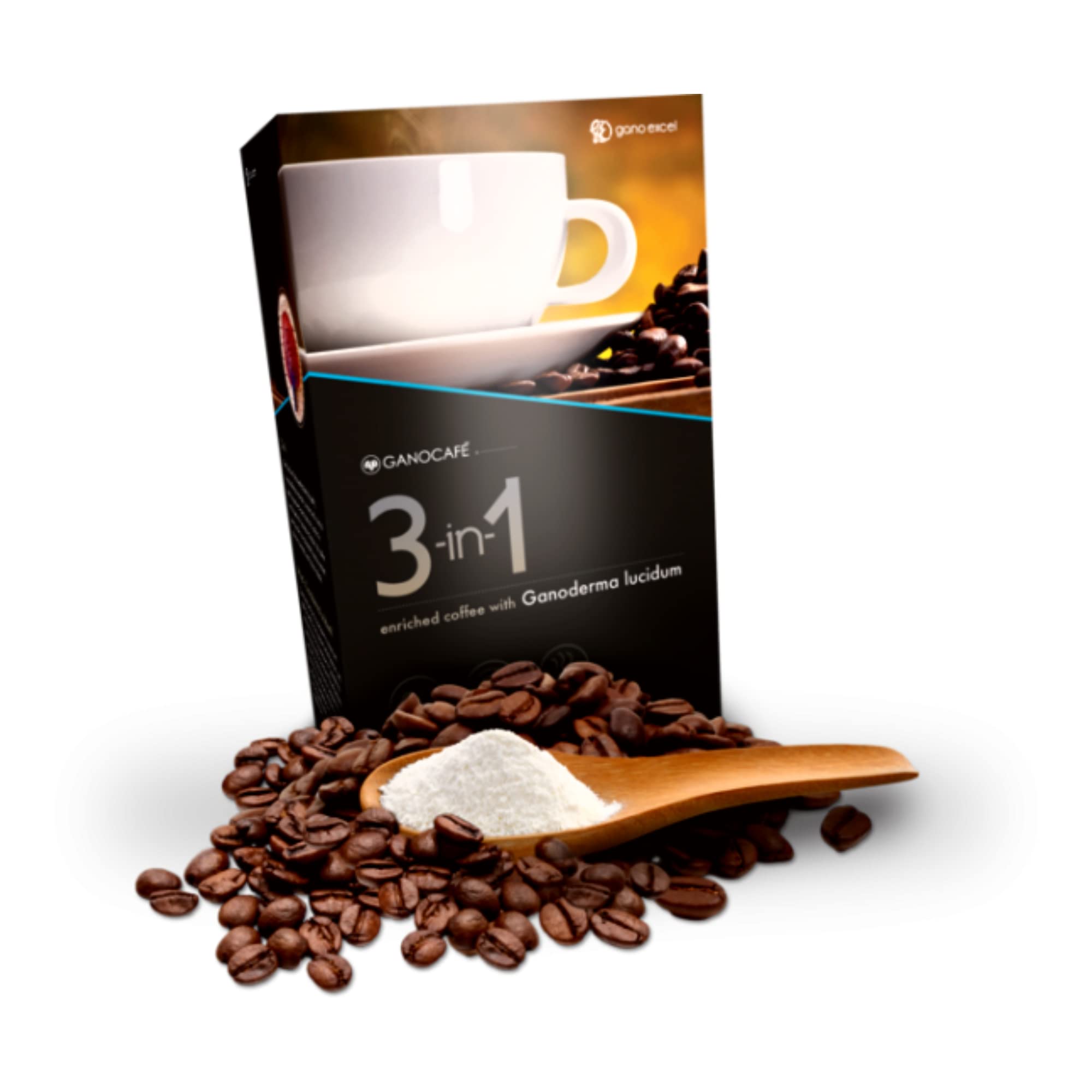 Ganocafé 3 en 1.Capuchino con Ganoderma, Gourmet, Café con Ganoderma ...