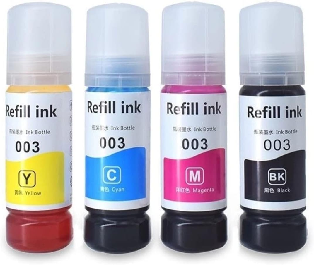 Amigotech 003 Ink for Epson L3110, L3150, L3250, L3252 L3115, L3116 ...