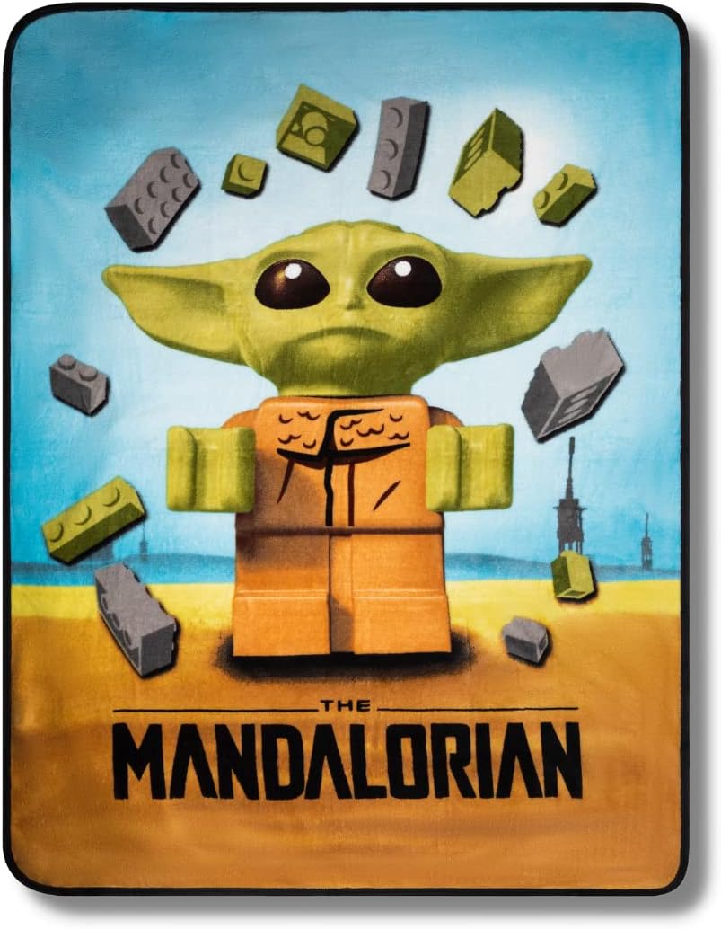 Amazon.com: Franco Lego Star Wars The Child Mandalorian Bedding Super ...