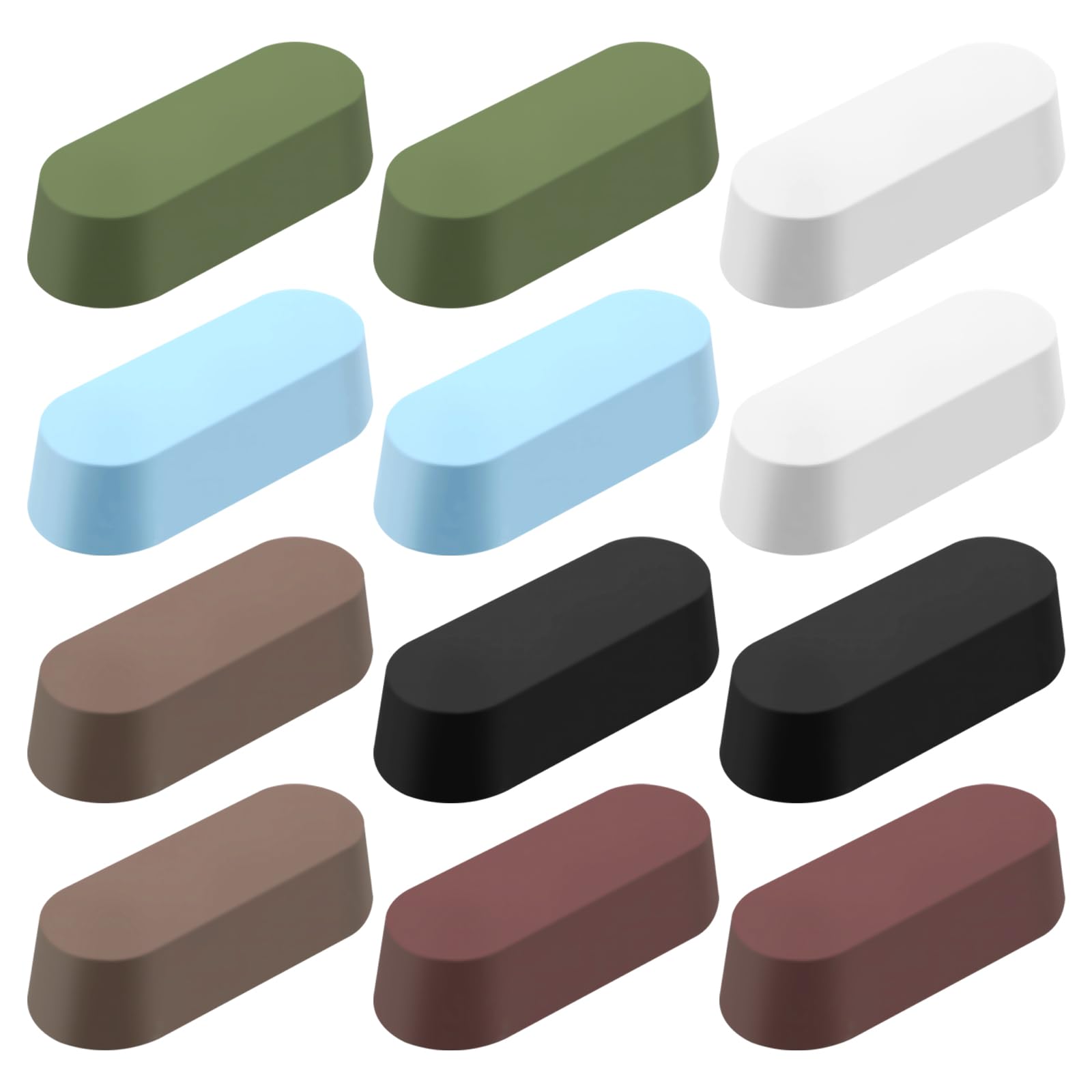 Waltool 12Pcs 30Oz. Buffing Polishing Compound Kit Includes Black Emery ...