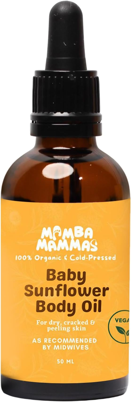 Mamba Mammas Baby Sunflower Body Oil | 100% Pure Organic & Cold-Pressed ...