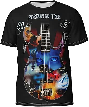 Generic Porcupine Rock Music Tree Band Man'S T Shirt Polyester Crew ...