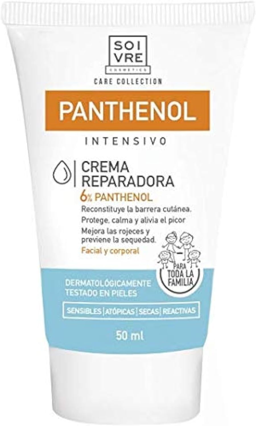 Crema facial Panthenol 6% 50ml : Amazon.es: Belleza
