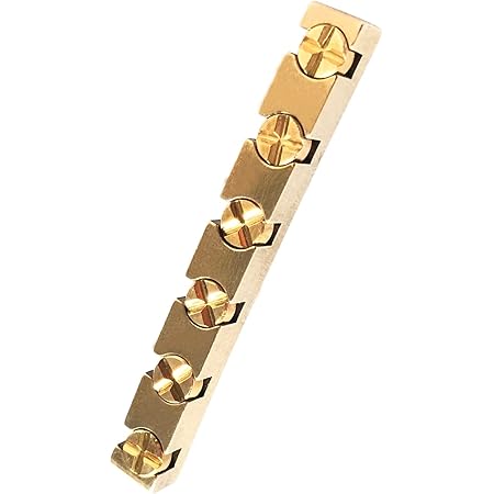 Amazon.com: KAISH 42mm Solid Brass Guitar Nut Height Adjustable Curved ...