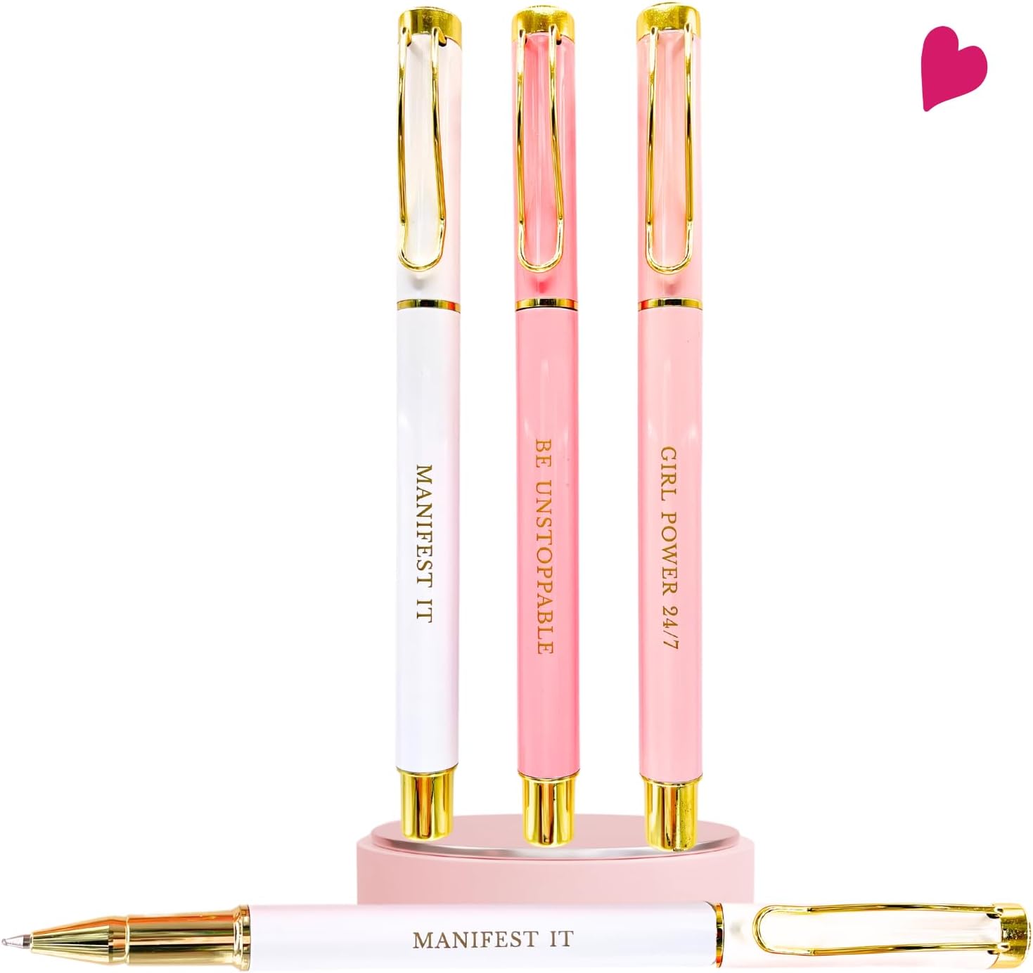 Amazon.com : Girl Power 24/7 Pens – Boss Lady Pen Set with Motivational ...