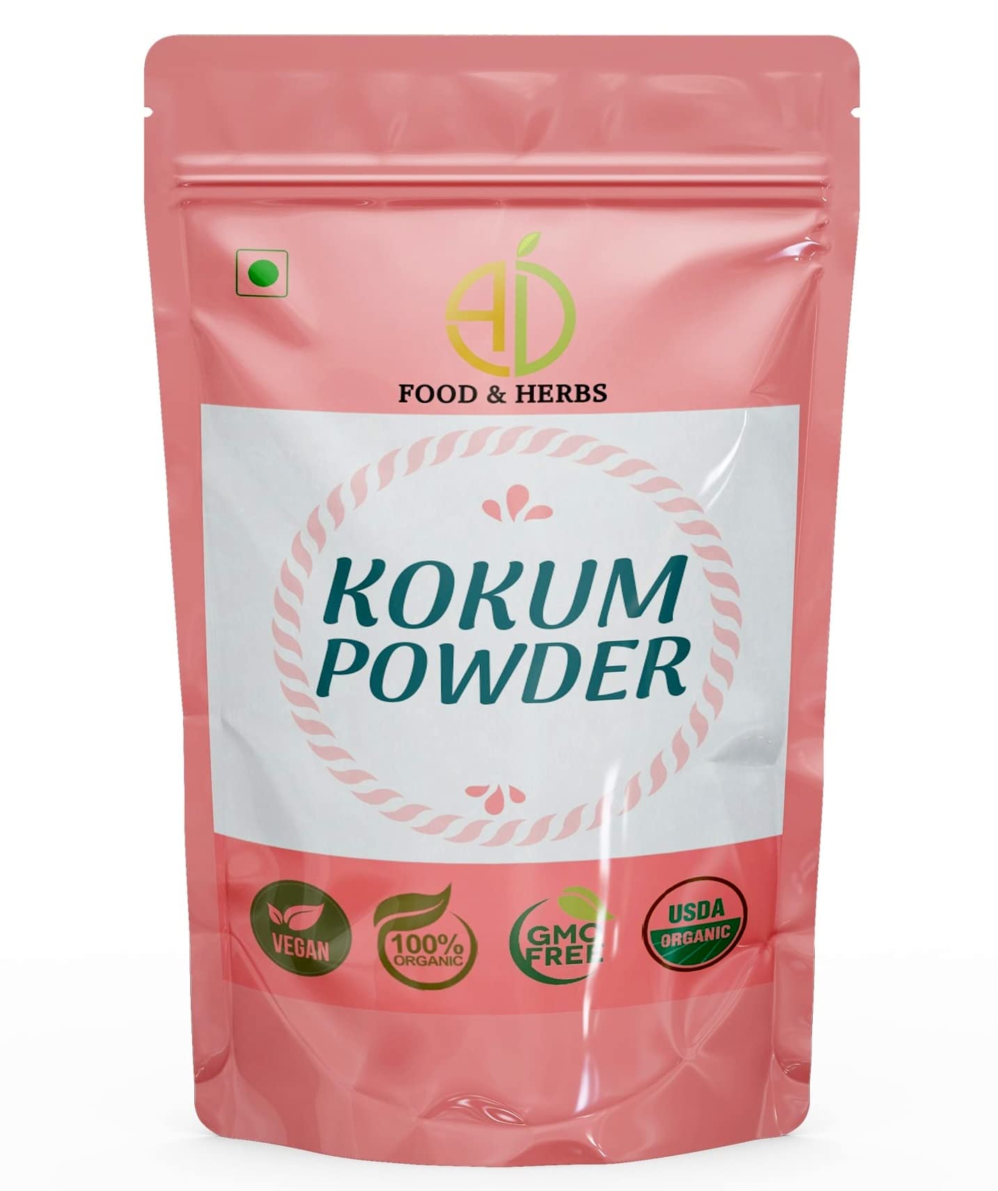 A D Food & Herbs Organic Kokum Powder/Gracinia indica/Malabar Tamarind ...