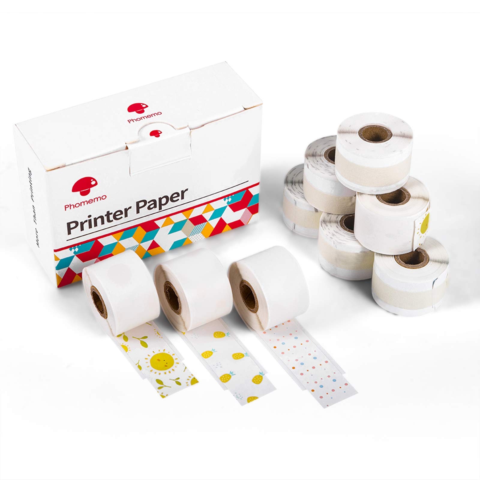 Buy Phomemo Thermal Sticker Paper Roll 15mm x 3.5m for Phomemo M02S ...