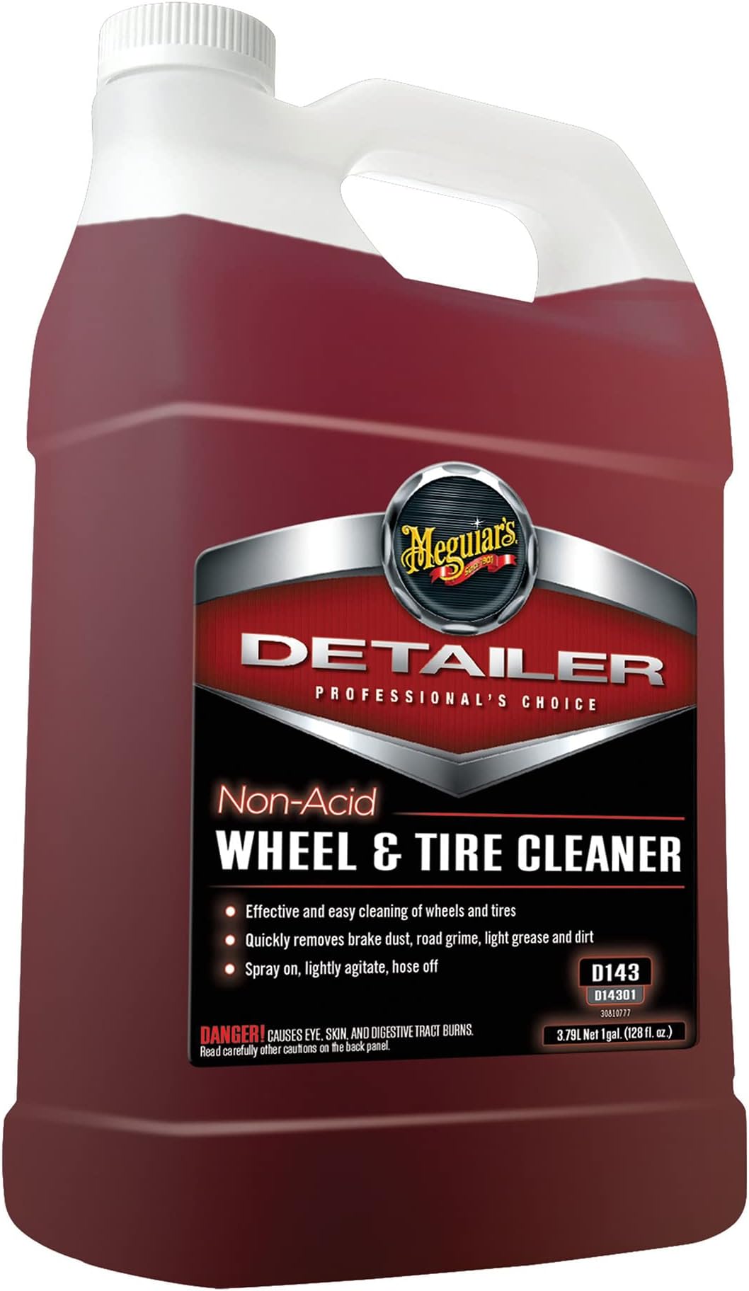 Amazon.com: Meguiar's D14301 Non Acid Tire and Wheel Cleaner, Pre ...
