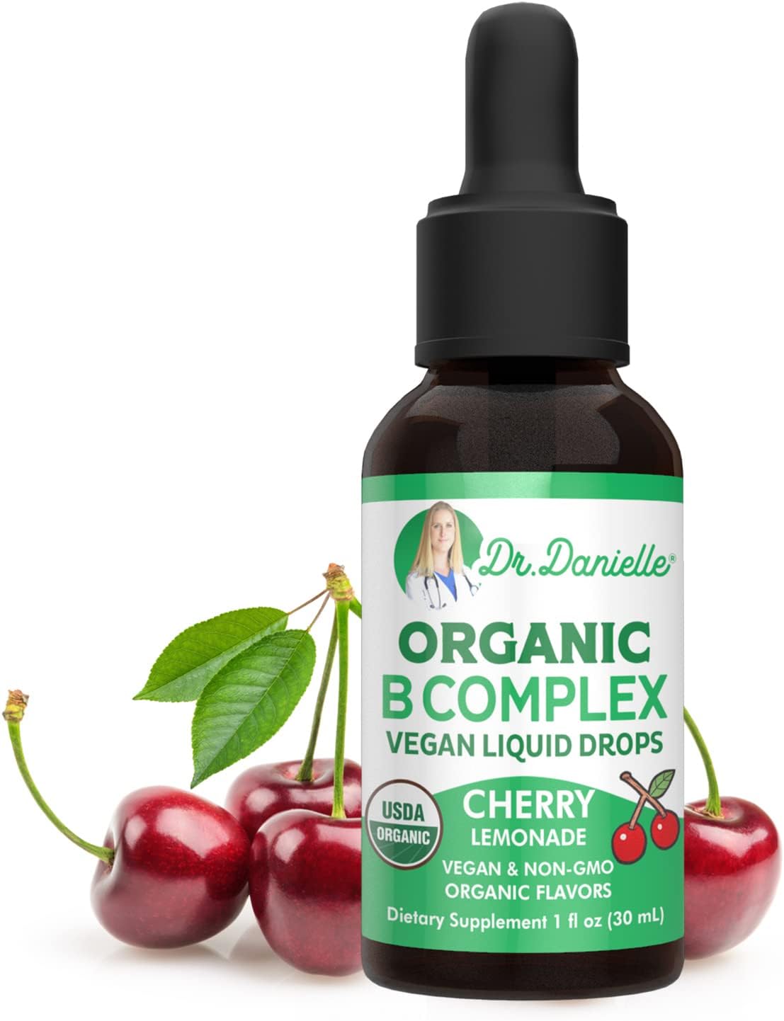 Amazon.com: Organic Vitamin B Complex Liquid Drops | B Vitamins Complex ...
