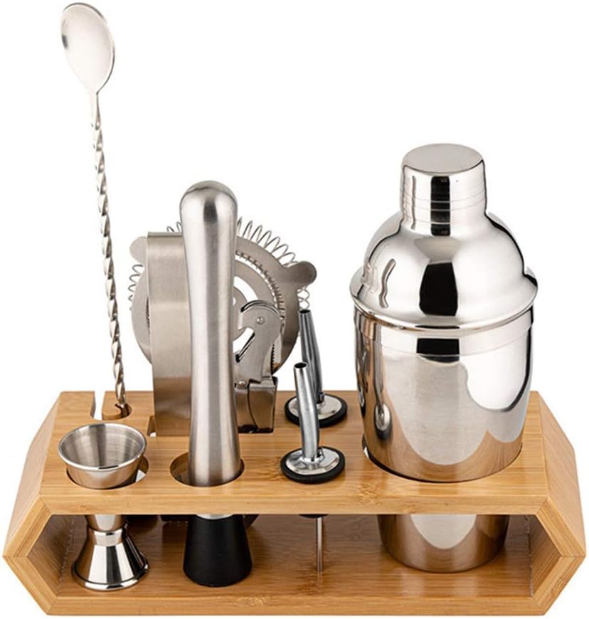Amazon.com: Cocktail Shaker Set Bartender Kit:10-Piece Bar Tool Set ...