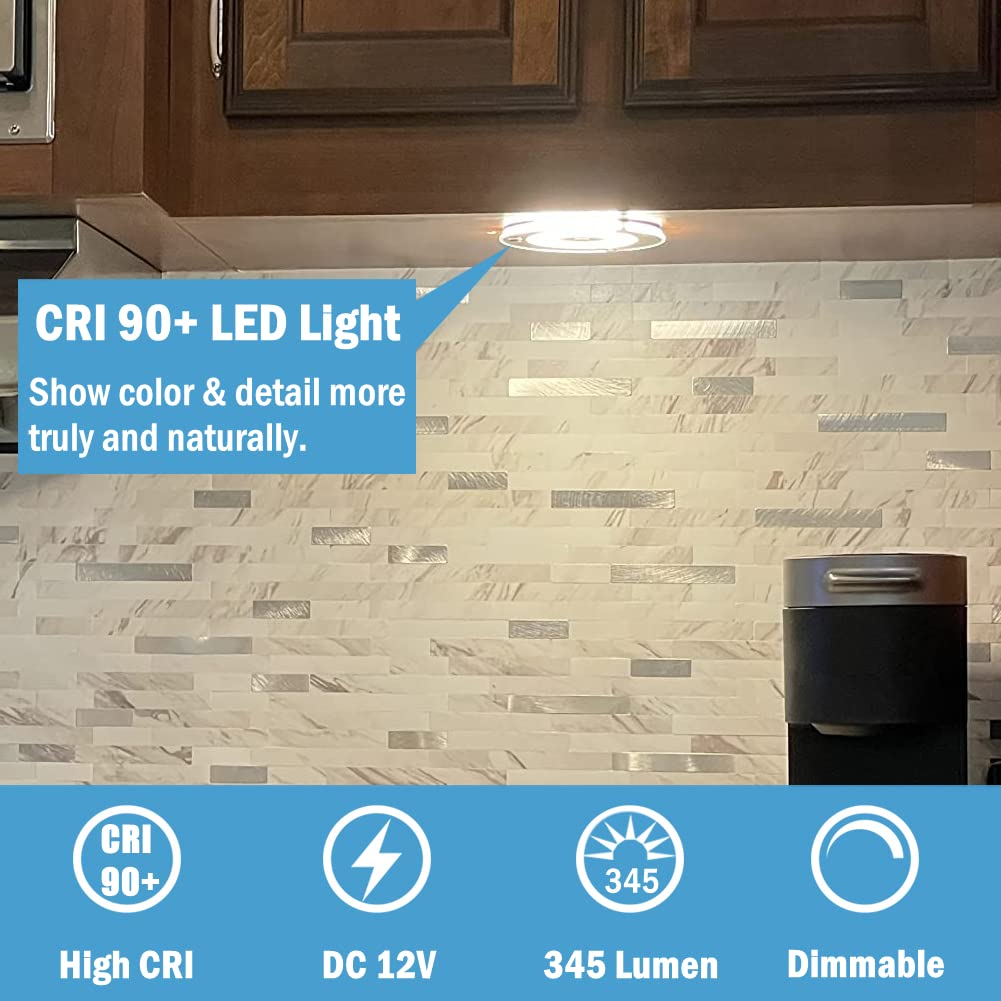 Snapklik.com : Acegoo 12V LED Ceiling Dome Light, 12V Acrylic Disk ...