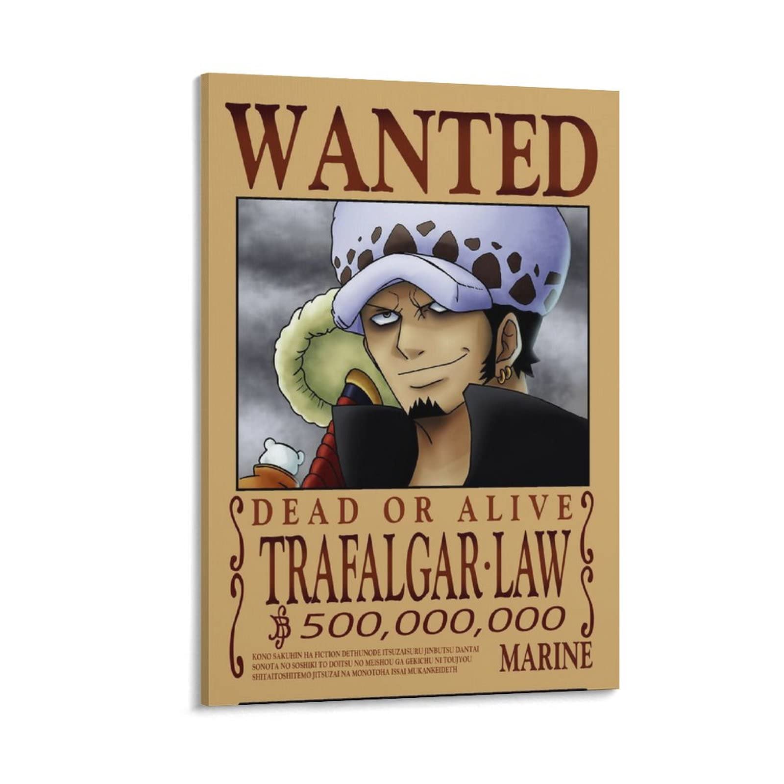 One Piece Wanted Posters Law