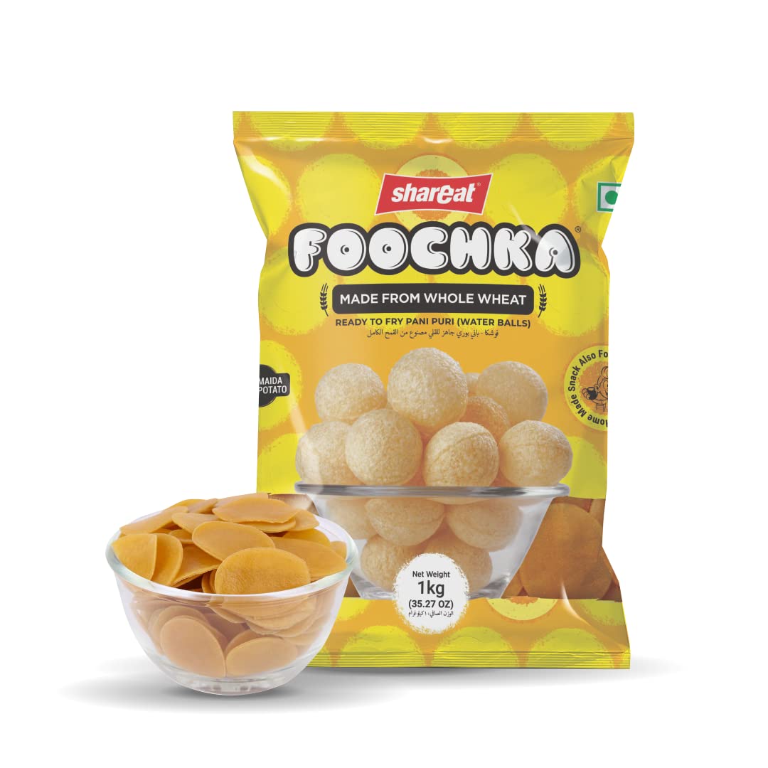 Shareat Pani Puri Ready To Fry Pani Puri Golgappa 1kg | Desertcart KUWAIT