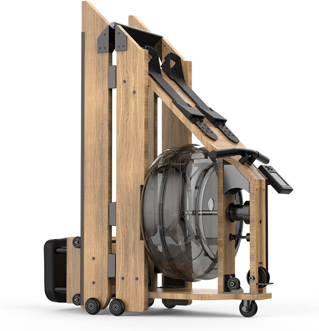 Amazon.com: SHKI Rowing Machine Indoor Exercise Machine Folding Wood ...