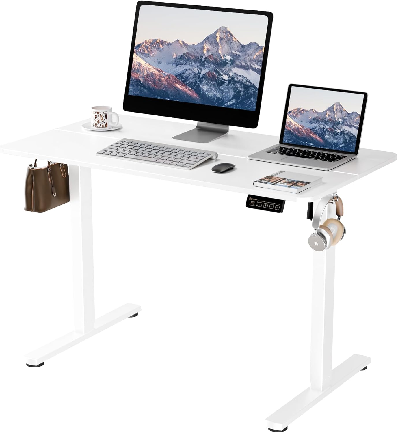 Amazon.com: ERGOMAKER Electric Standing Desk, 43.3" x 23.6" Height ...