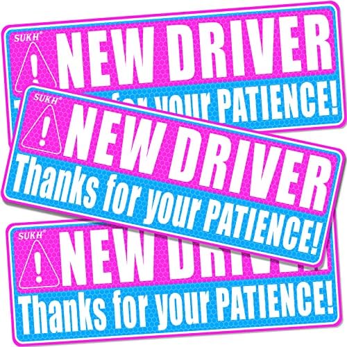 Amazon.com: PSLER 3 Pcs New Driver Magnet for Car - Student Driver Car ...