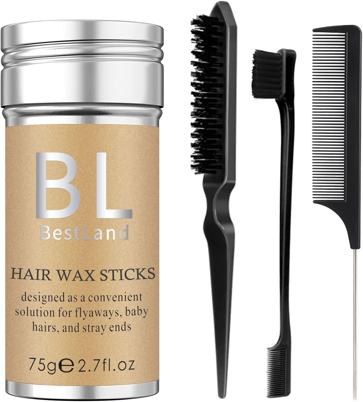 Amazon.com : 4Pcs Hair Wax Stick & Slick Back Styling Set – Instant ...