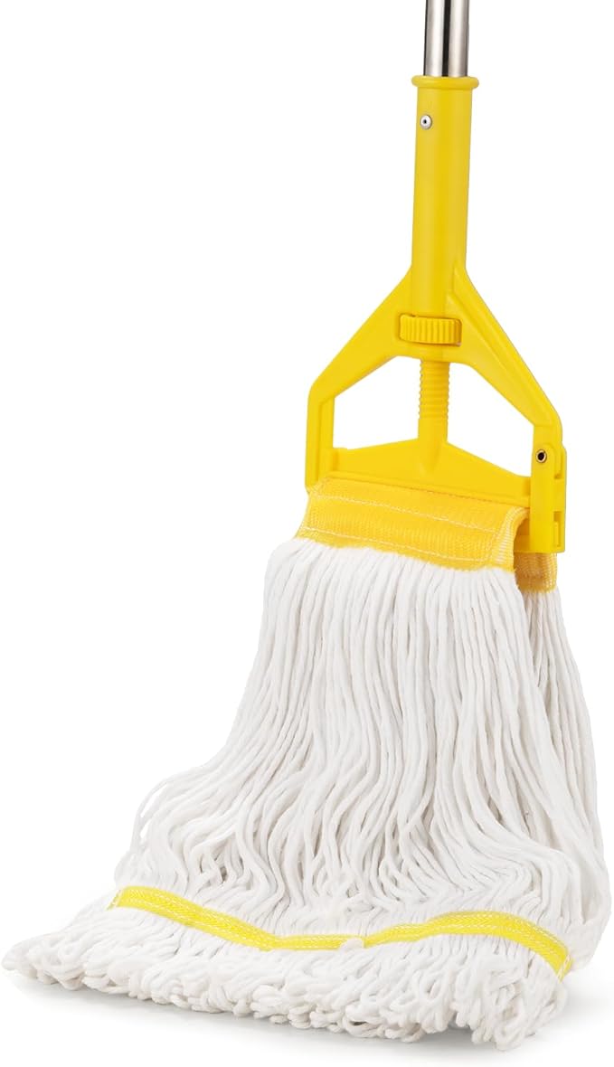 Amazon.com: Professional Industrial Heavy Duty Mop with 48" Long Handle ...