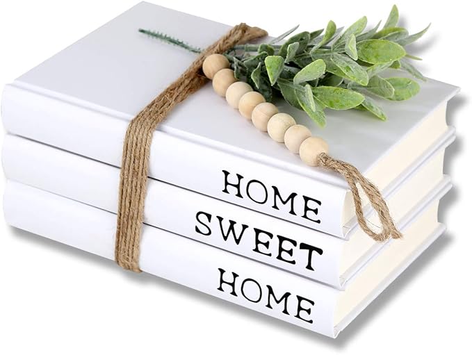 Amazon.com: Exood Decorative Books for Home Decor,Coffee Table Books Décor for Living Room ...