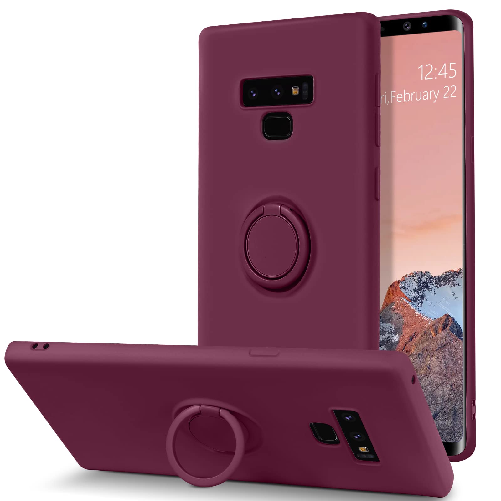 Amazon.com: Telaso for Samsung Galaxy Note 9 Case, Slim Liquid Silicone ...