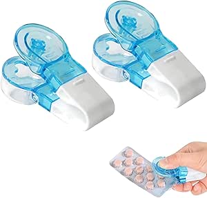 2PCS Portable Pill Taker, Blister Packs for Medication, Portable Pill ...