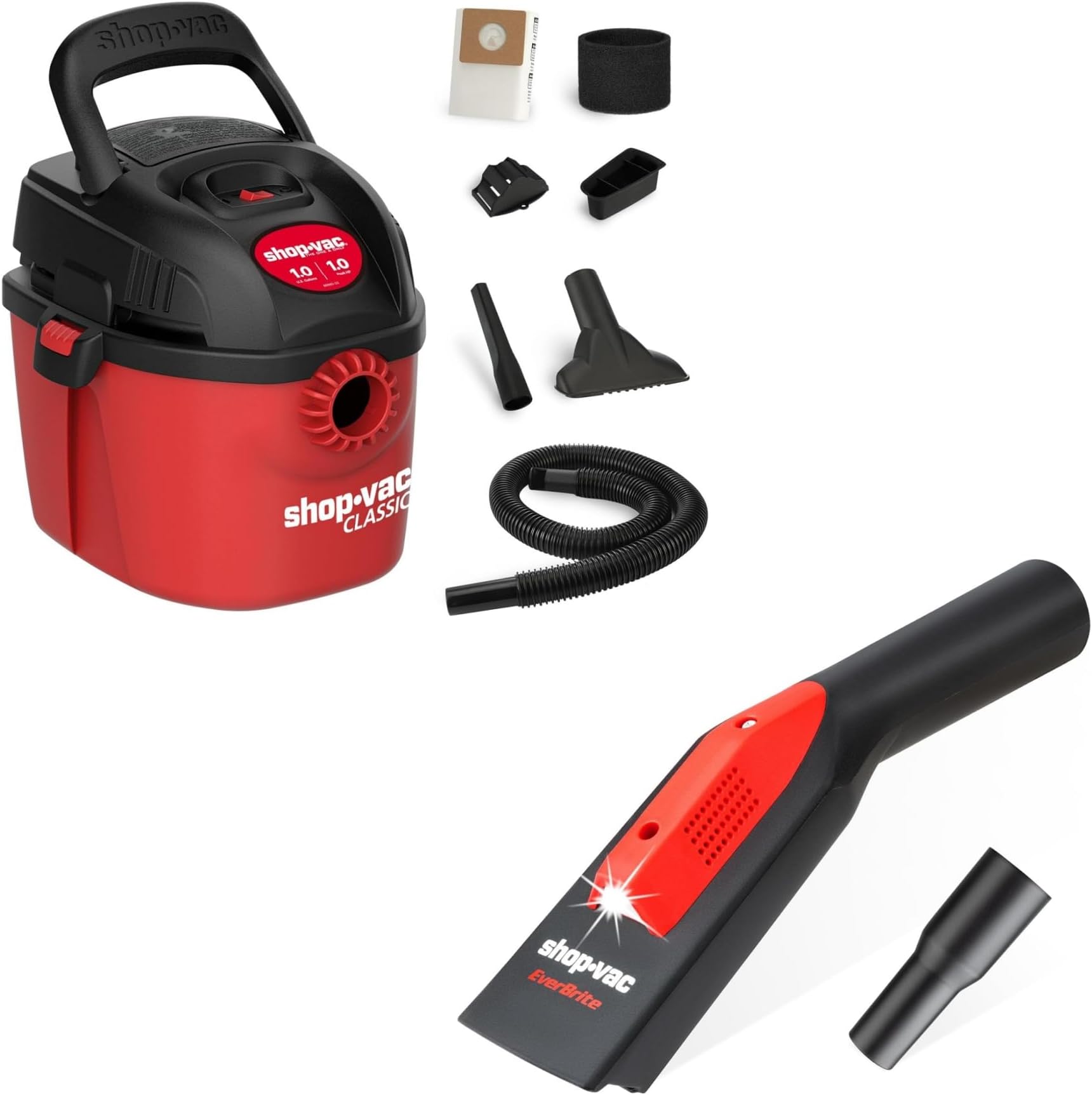 Amazon.com: Shop-Vac 2021000 Micro Wet/Dry Vac Portable Compact Micro ...