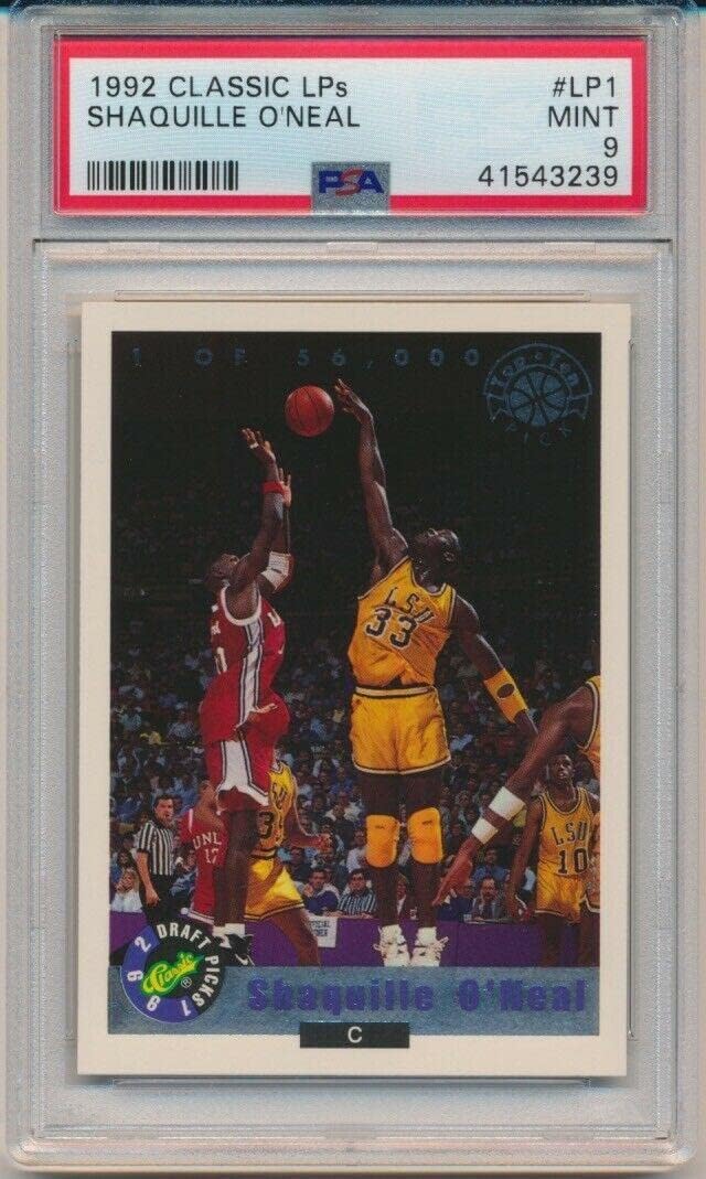 Amazon.com: 1992 Classic LP's Shaquille O'Neal Draft Picks Card #LP1 ...