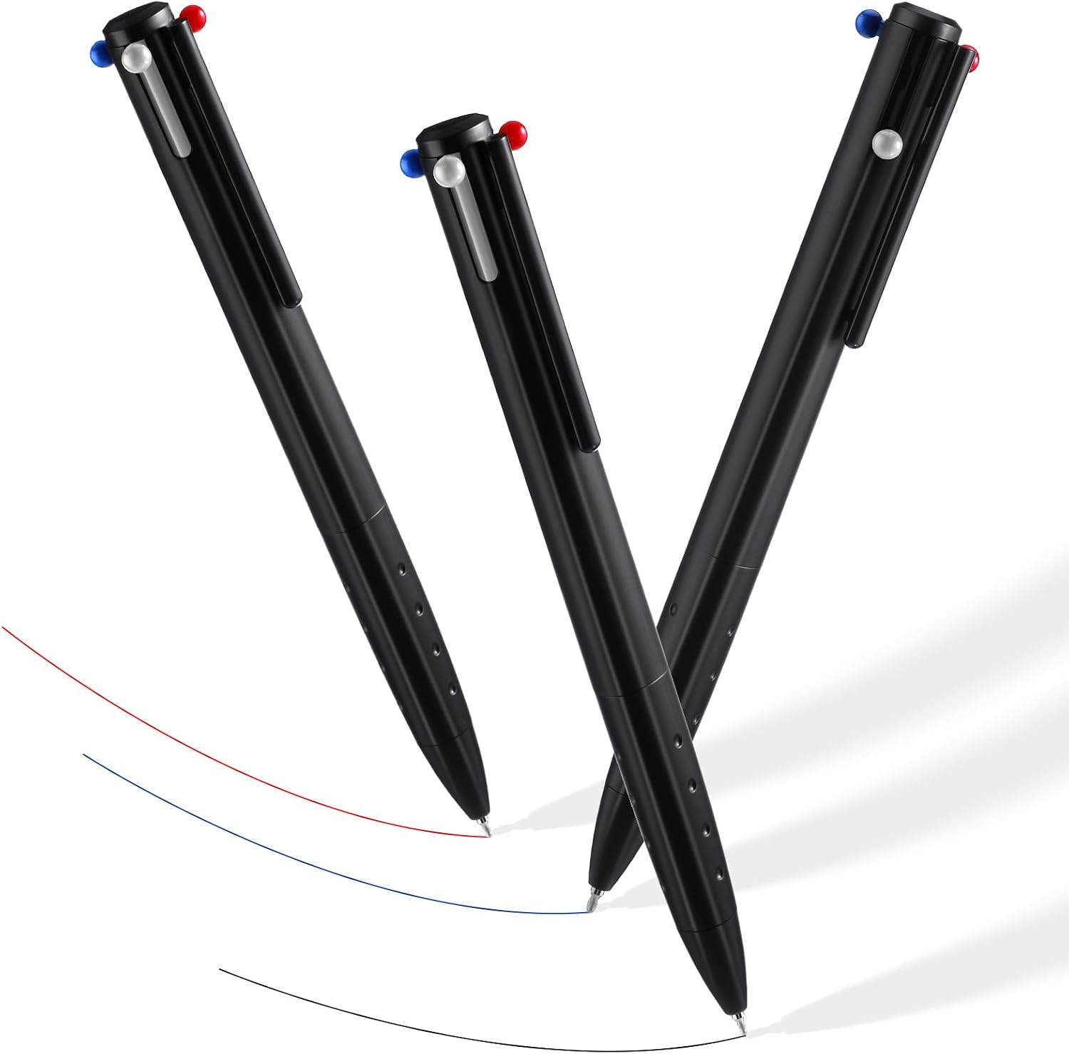 Amazon.com: Mabor Multicolor Pen, 3Pcs 3-in-1 Ballpoint Pens ...