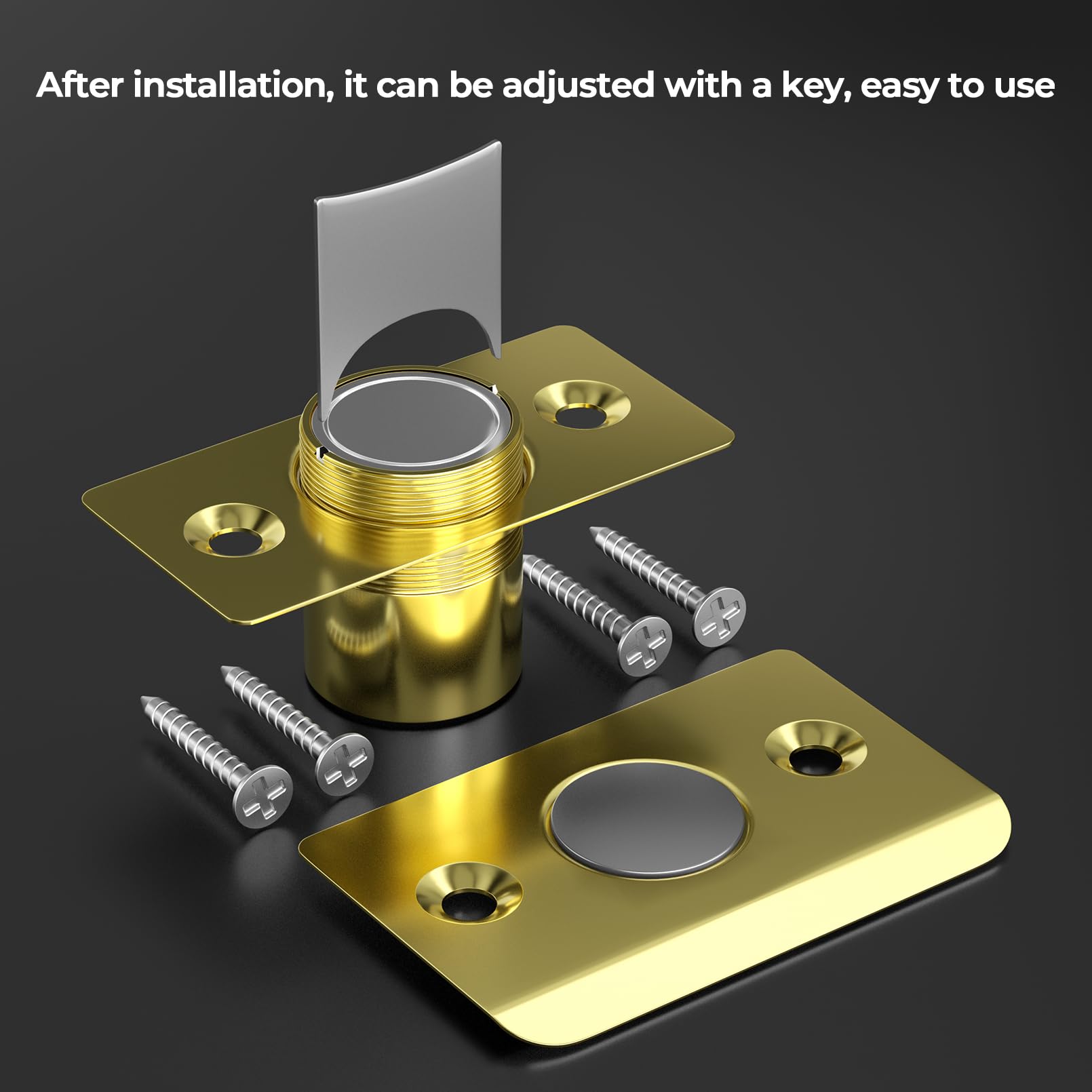 Snapklik.com : Tonitrui Silent Door Ball Catch, Adjustable Strong ...