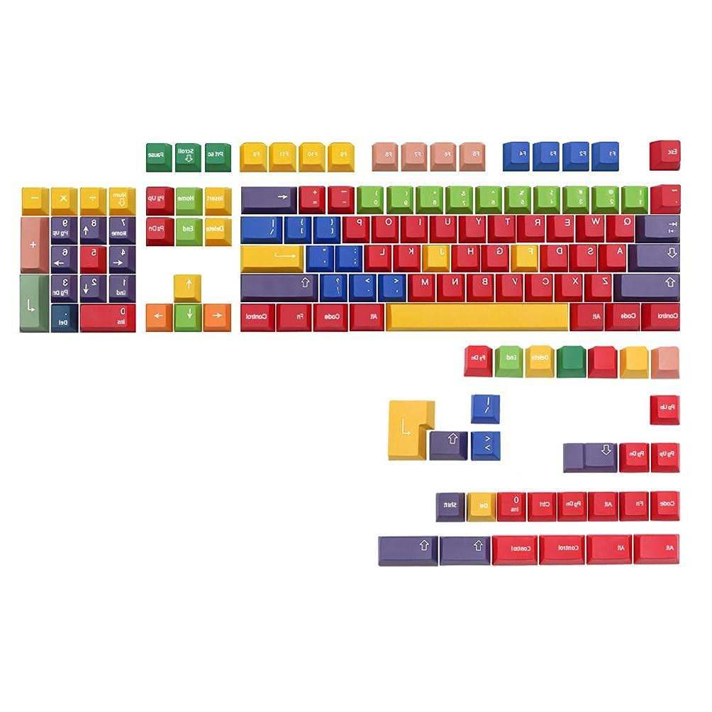 Qksky 131 Key Mechanical Keyboard Keycaps Set Cherry Profile Pbt ...