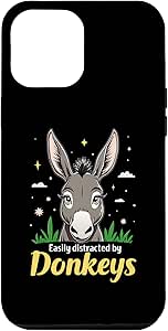 Amazon.com: iPhone 14 Plus Easily Distracted By Donkeys Farm Animal ...