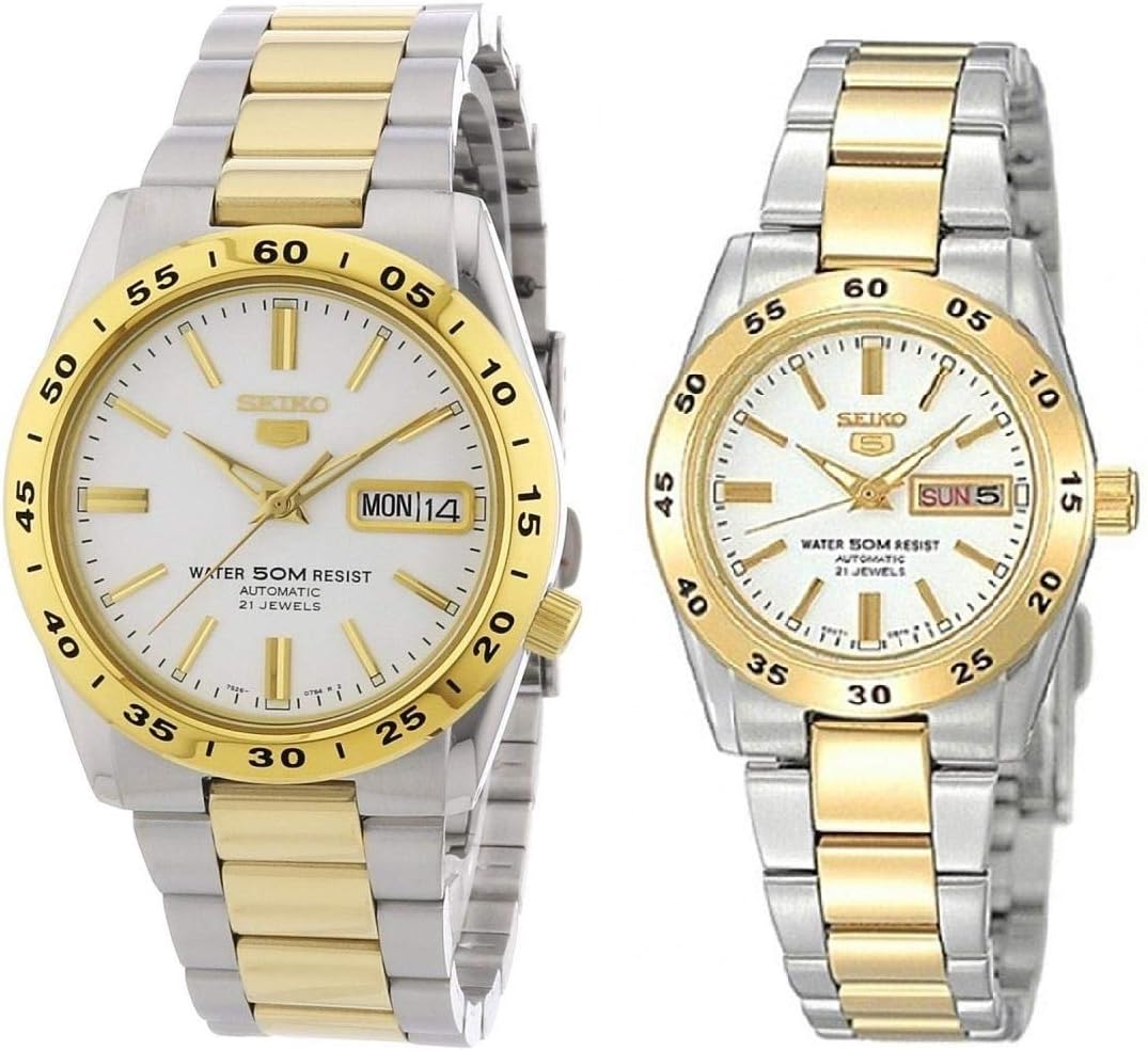 seiko automatic couple watch set: Buy Online at Best Price in UAE ...