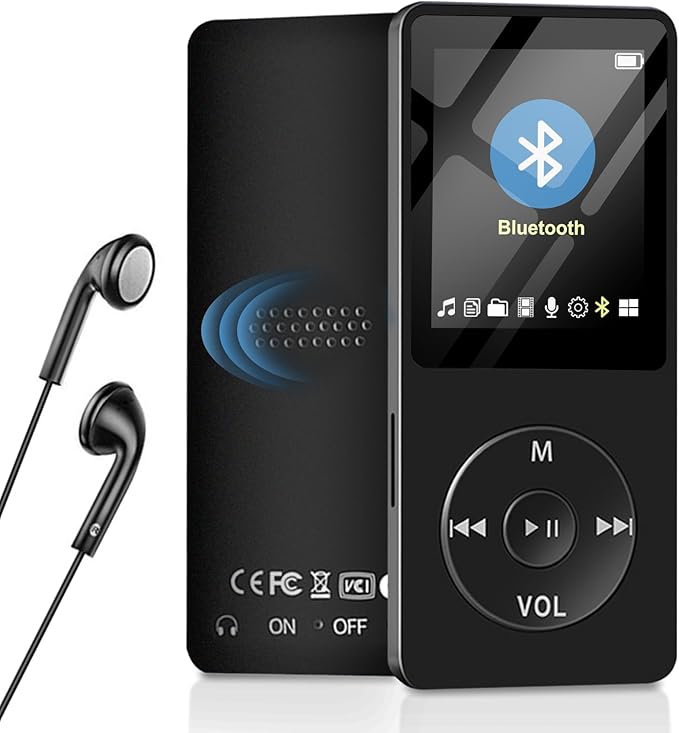 Lecteur MP3 avec Bluetooth, skybess 32 Go Lecteur de musique MP3 avec ...