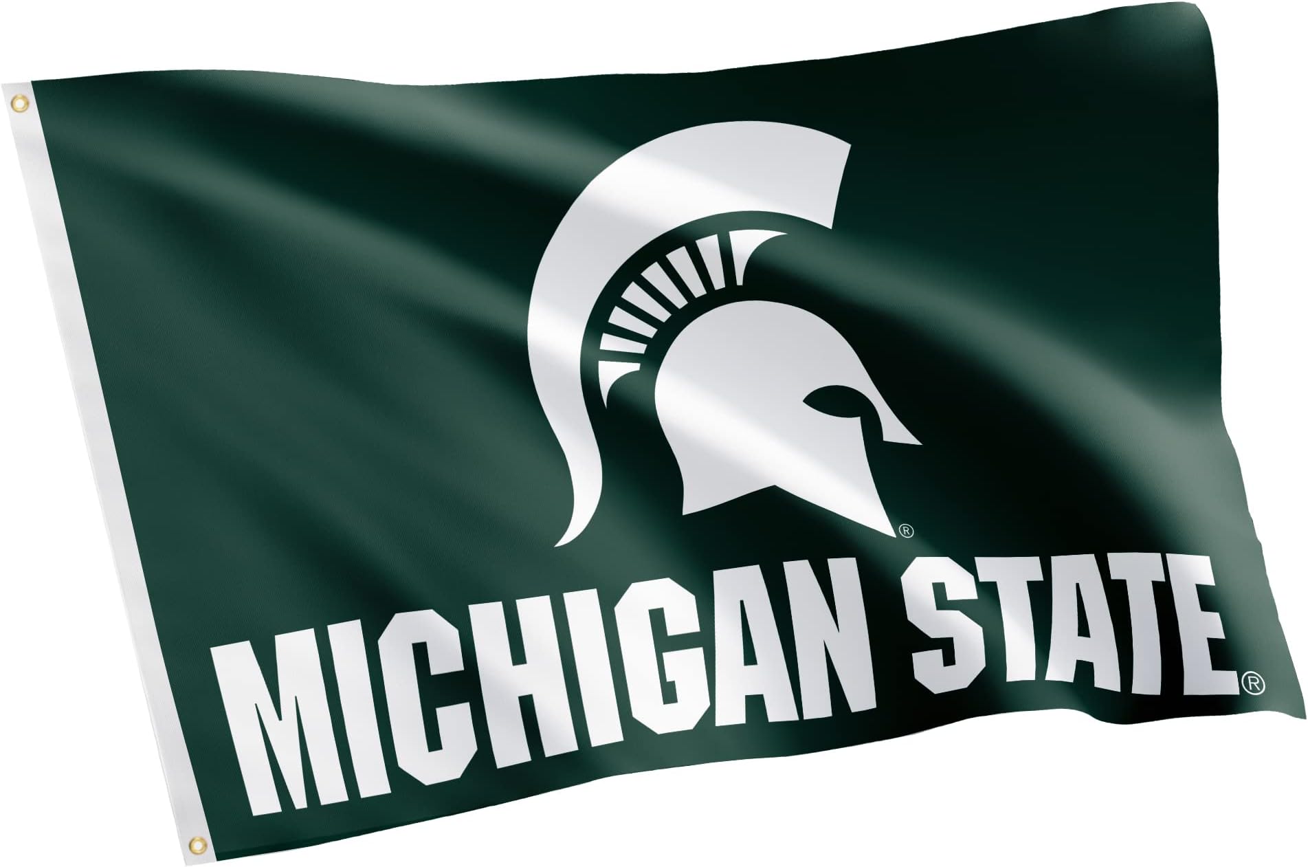 Amazon.com : Michigan State Spartans Double Sided Flag : Sports & Outdoors