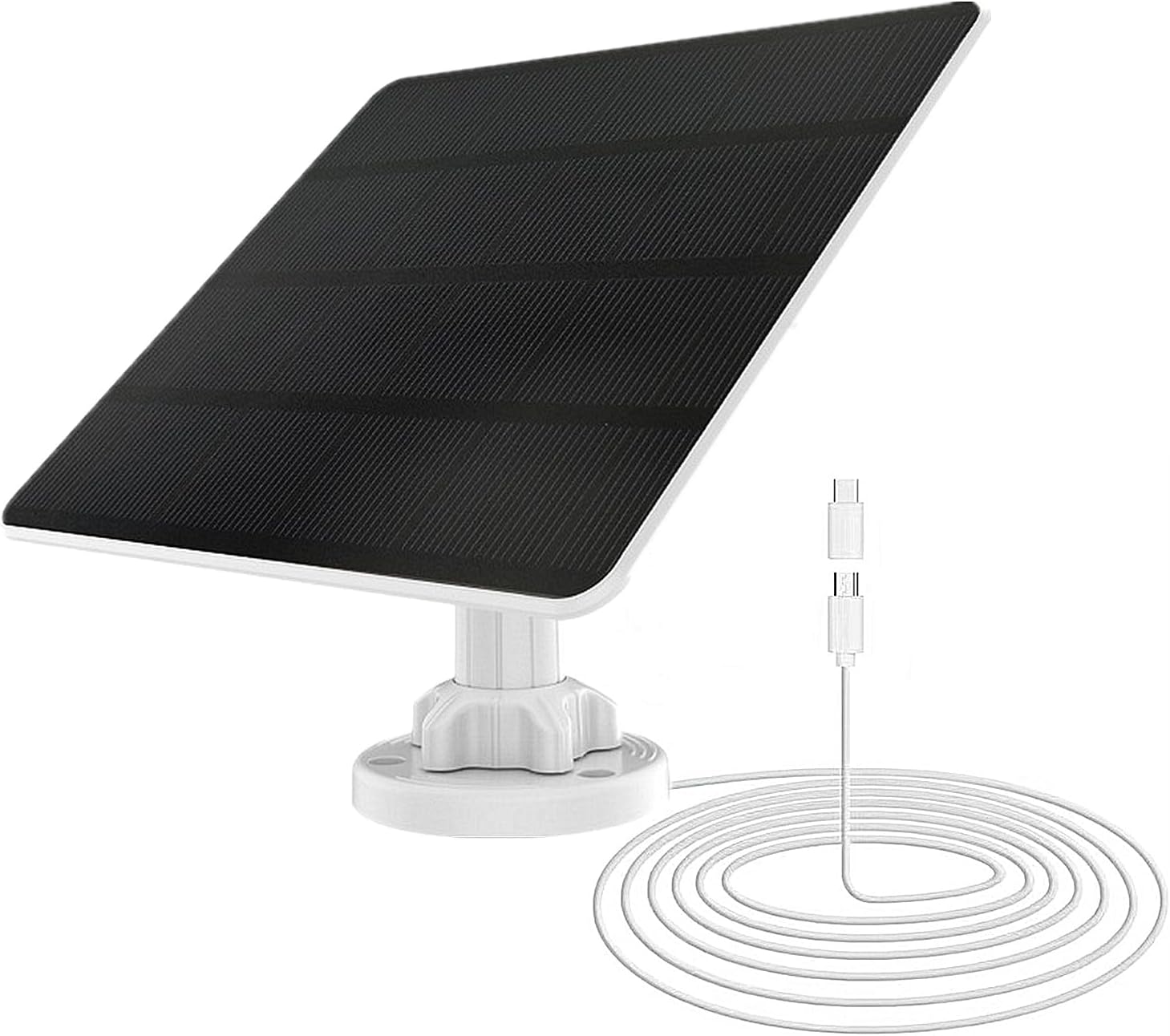 Amazon.com : 3W 5V Portable Waterproof Solar Panel with 6 FT Micro USB ...