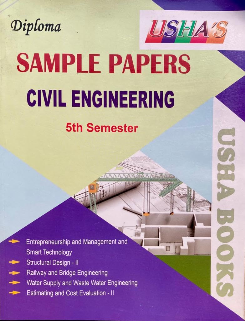 Buy USHA DIPLOMA SAMPLE PAPERS CIVIL ENGINEERING 5TH SEMESTER Book ...