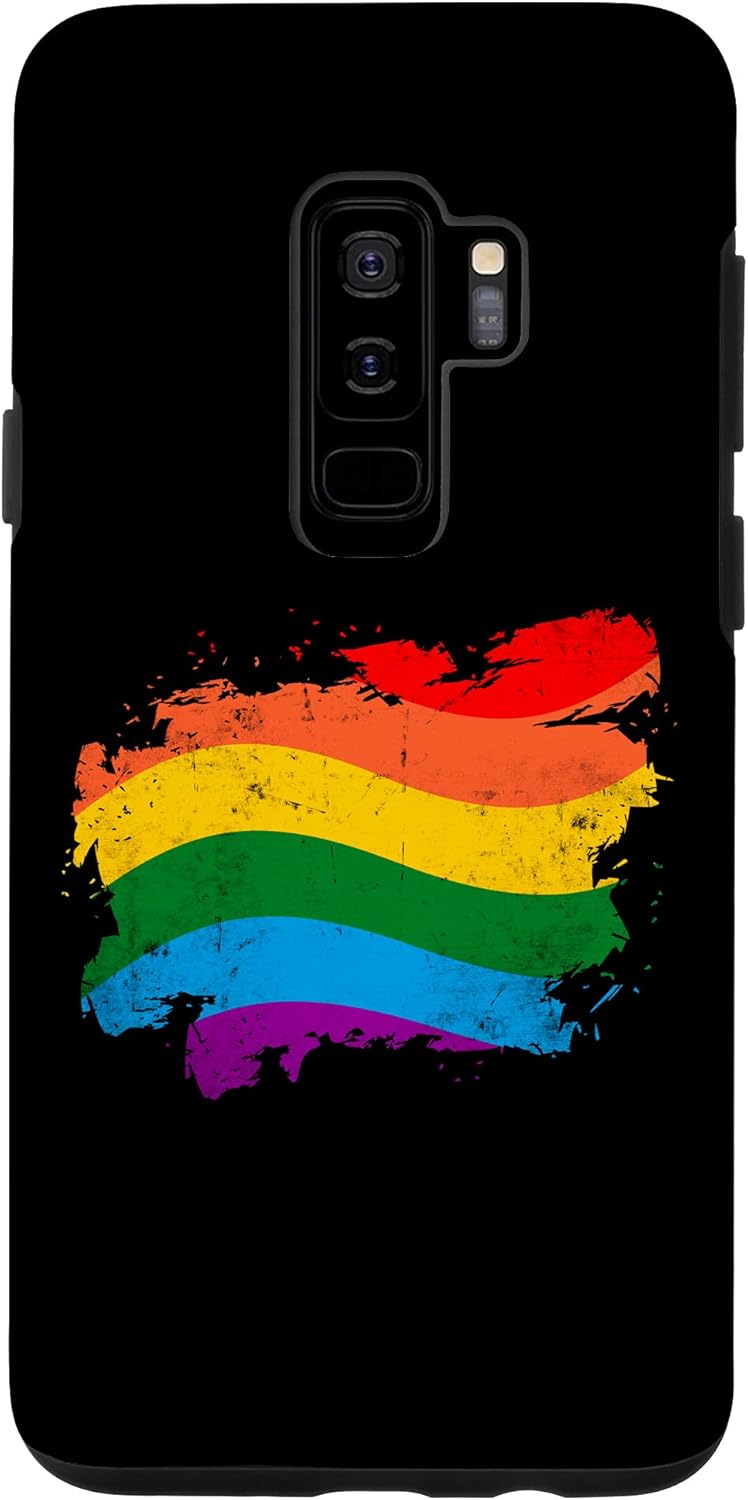 Amazon.com: Galaxy S9+ LGBTQIA Rainbow Pride Flag LGBT Respect Proud ...