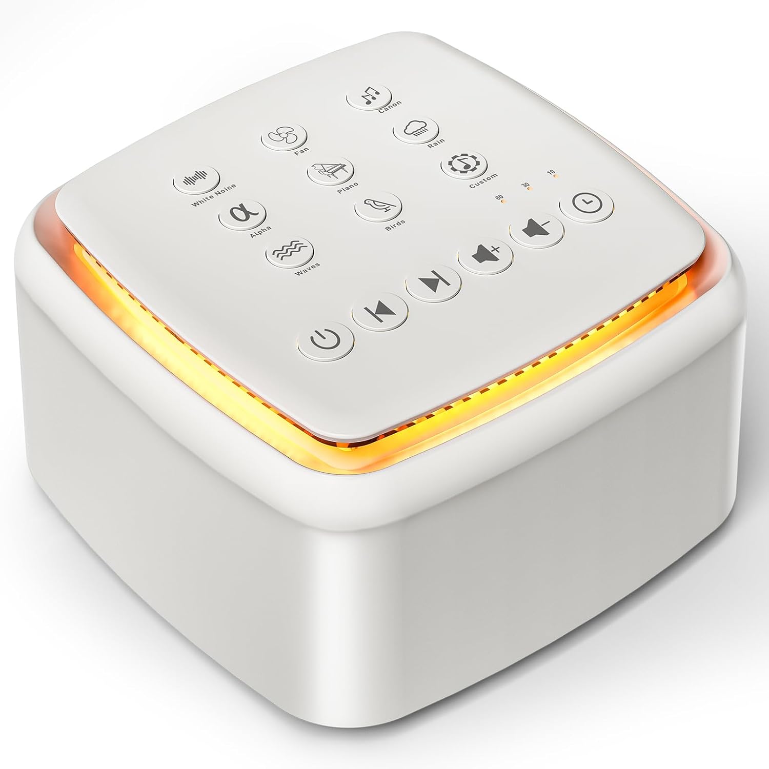 Amazon.com: Portable White Noise Machine, 15 Non-Looping Soothing ...