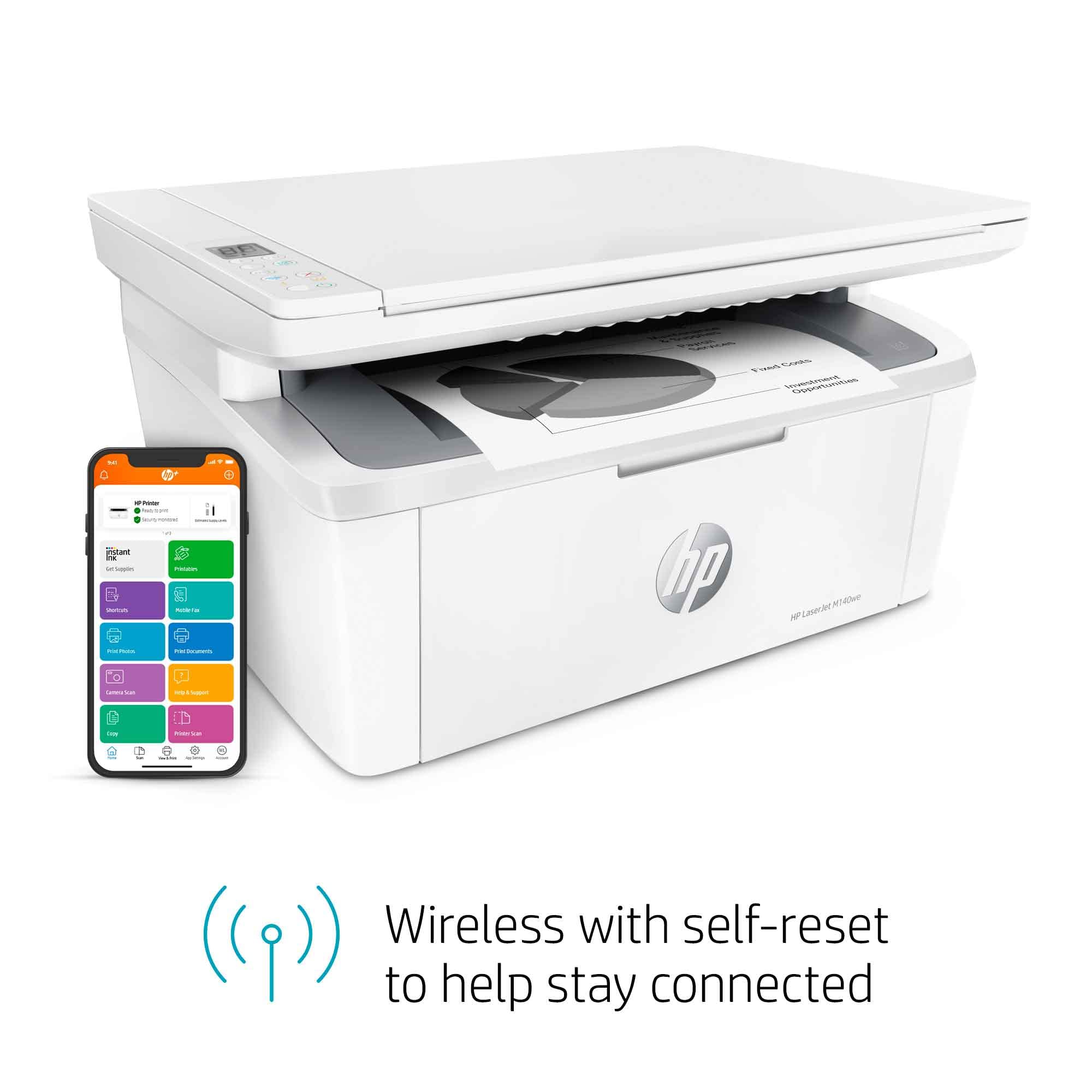 Buy HP Laserjet MFP M140 we Wireless All-in-One Black & White ...