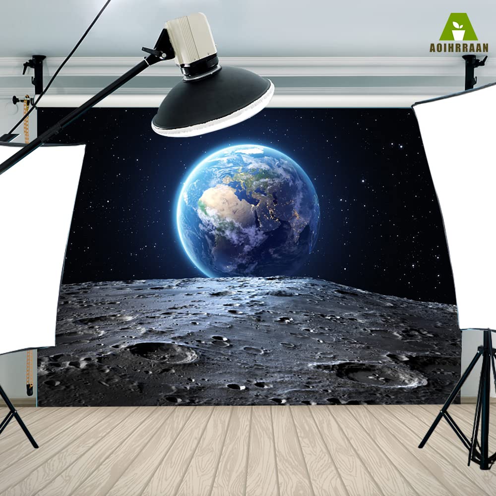 Planets Backdrop For Kids Outer Space Backdrop Universe Earth Moon ...