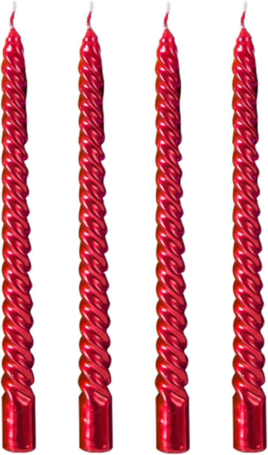 Amazon.com: DecorRack 3 Red Taper Candles, 10 inch, Unscented Long ...