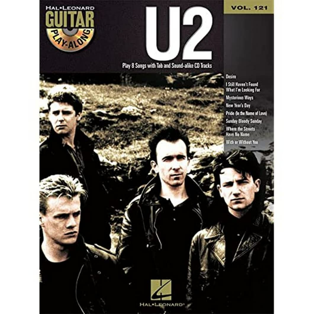 Amazon.com: U2: Guitar Play-Along Volume 121 Book/Online Audio (Guitar ...