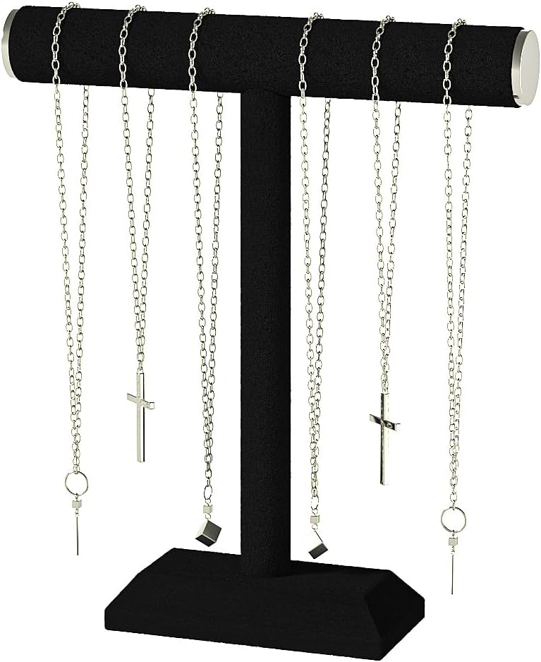 Amazon.com: LongMen Acrylic Necklace Holder Organizer,bracelet Necklace ...