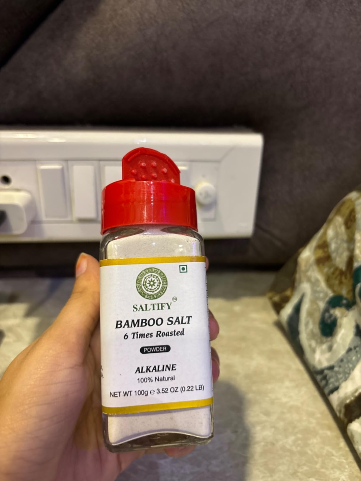 Saltify 6x Bamboo Salt, Alkaline, Six Times Roasted, Powdered (240 g ...