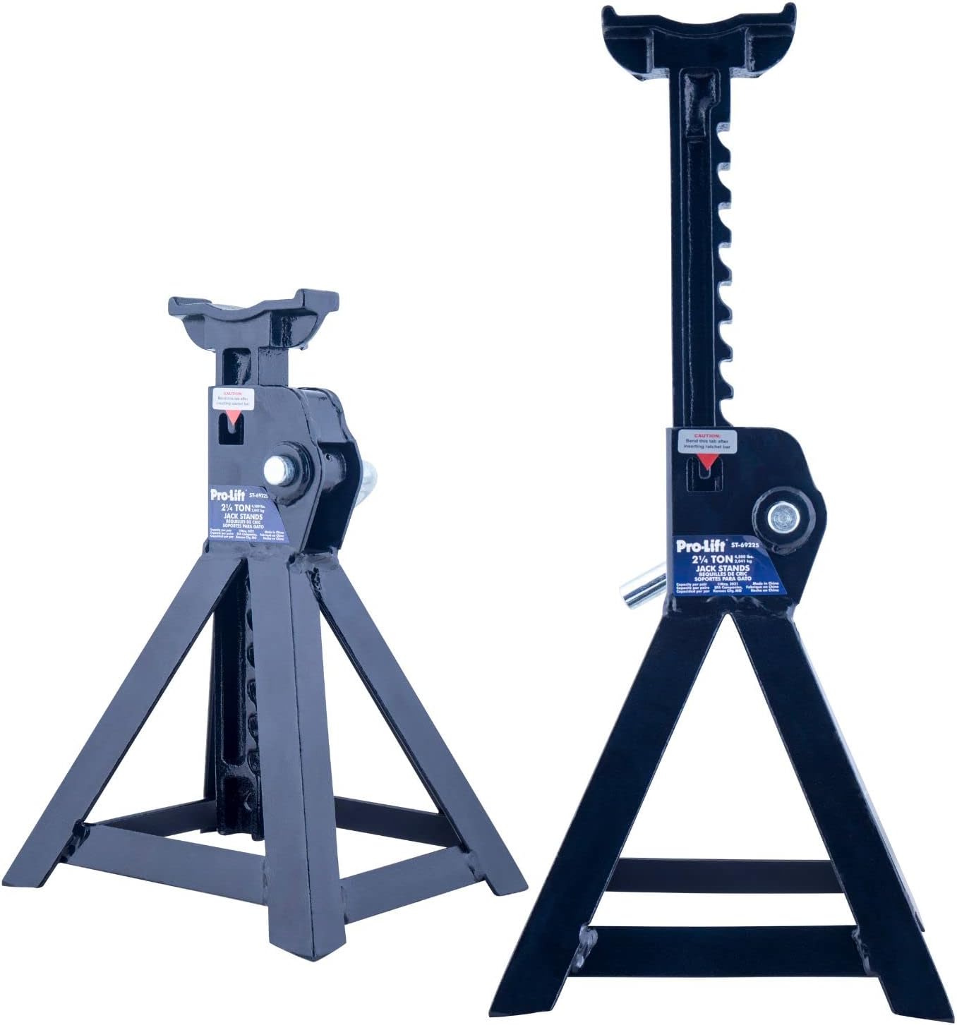 Amazon.com: Pro-Lift 2-1/4 Ton Jack Stands - Sturdy Steel Construction ...